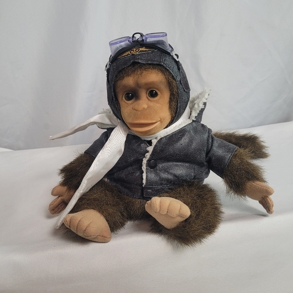 Hosung | Toys | Vtg 9s Hosung Aviator Flying Monkey Plush Puppet 2 ...
